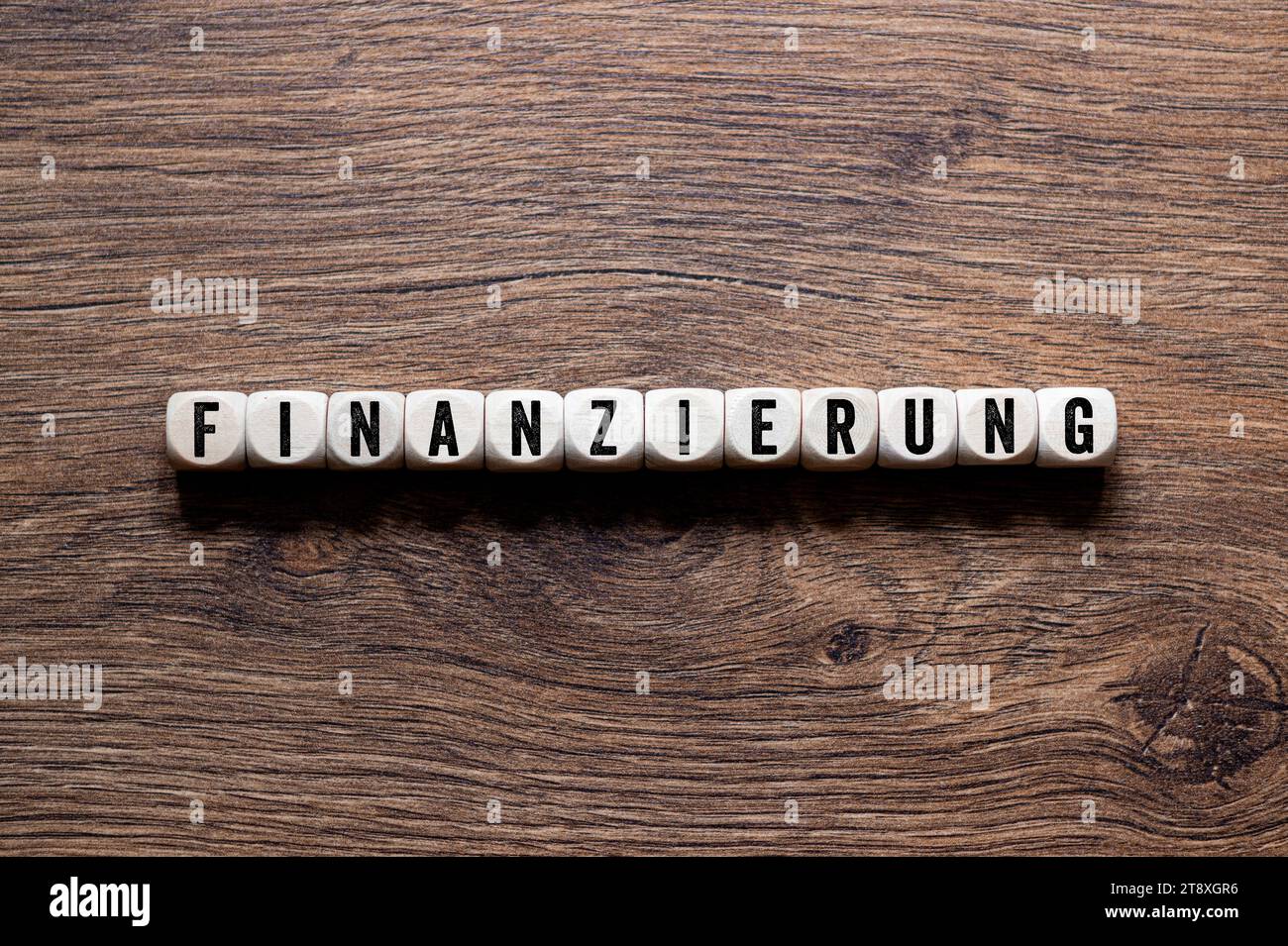 Finanzierung - Financing,word concept on building blocks, text Stock ...