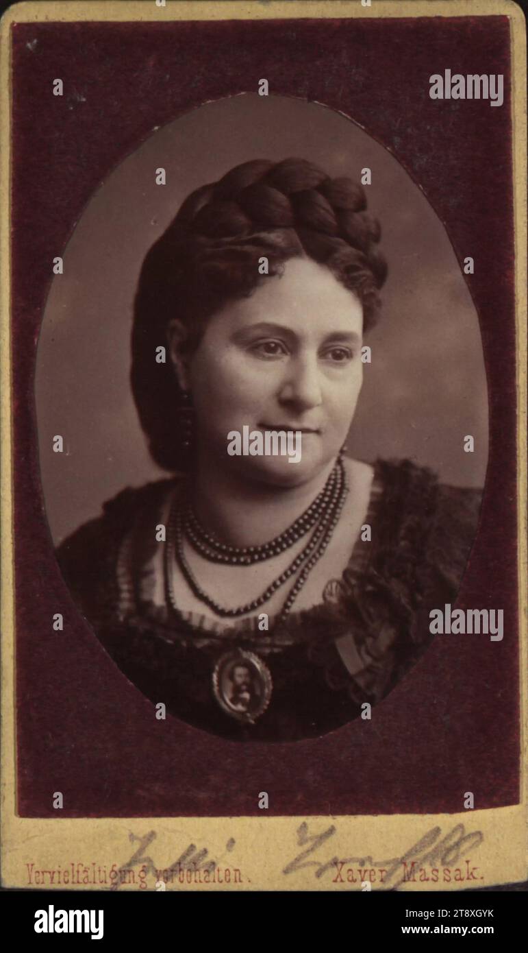 Henriette 'Jetty' Treffz (1818-1878), singer, Xaver Massak ...