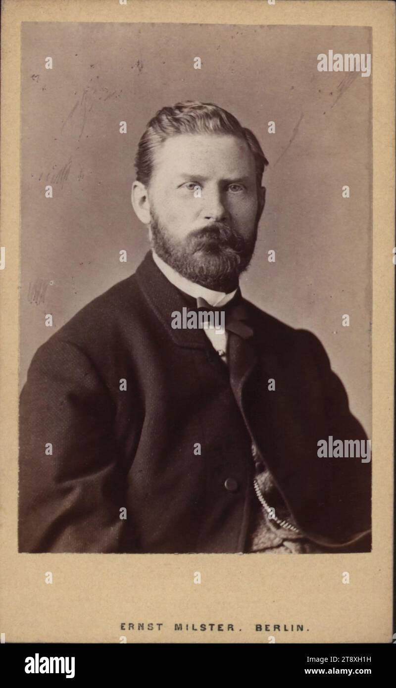 Friedrich (?) Kraus (1826-1894), painter, Ernst Milster (1840-1908 ...