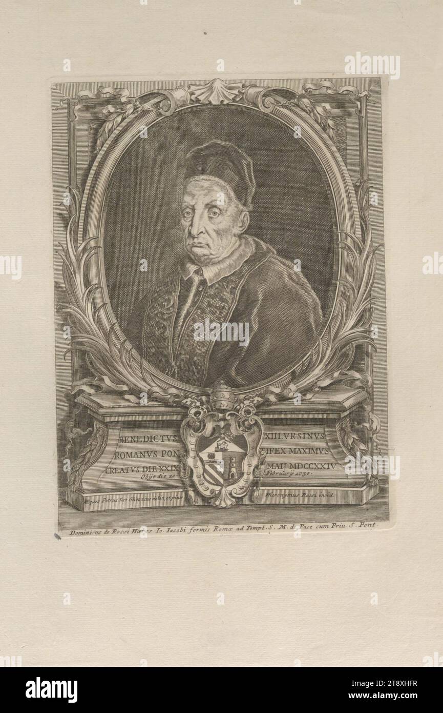 BENEDICTUS XIII URSINUS ROMANUS PONTIFEX MAXIMUS CREATUS DIE XXIX MAY ...