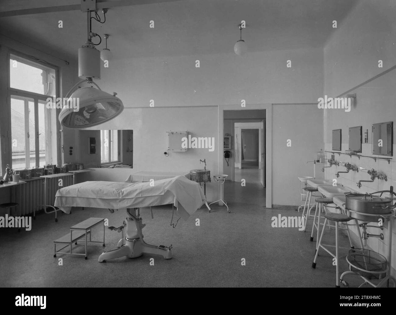 Accident Hospital, 20th, Webergasse 2-6, operating room, Martin Gerlach ...