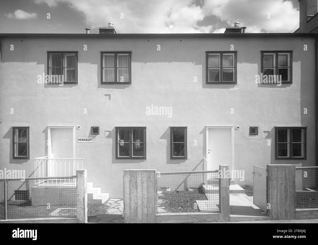 Werkbundsiedlung, house 57 and 58 (13th, Woinovichgasse 6-8), Martin ...