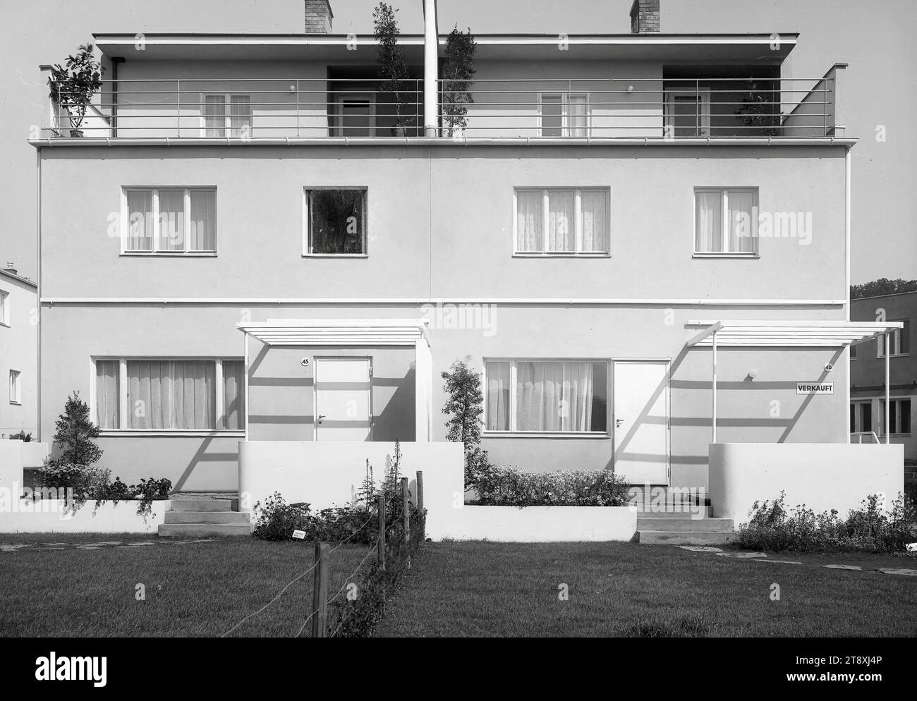 Werkbundsiedlung, house 45 and 46 (13th, Woinovichgasse 5-7), Martin ...