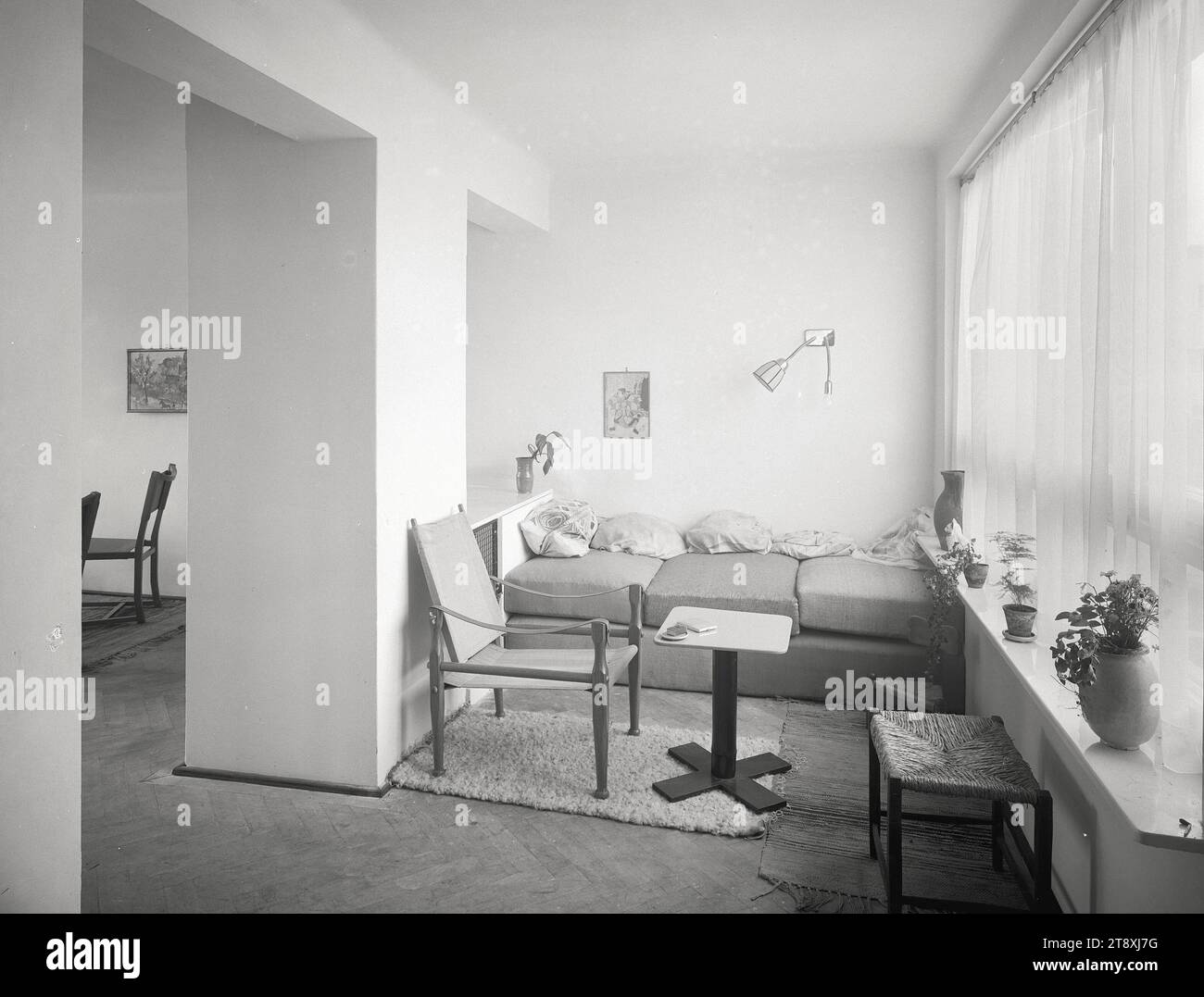 Werkbundsiedlung, house 60 (13., Jagdschloßg. 72), living room, Martin ...