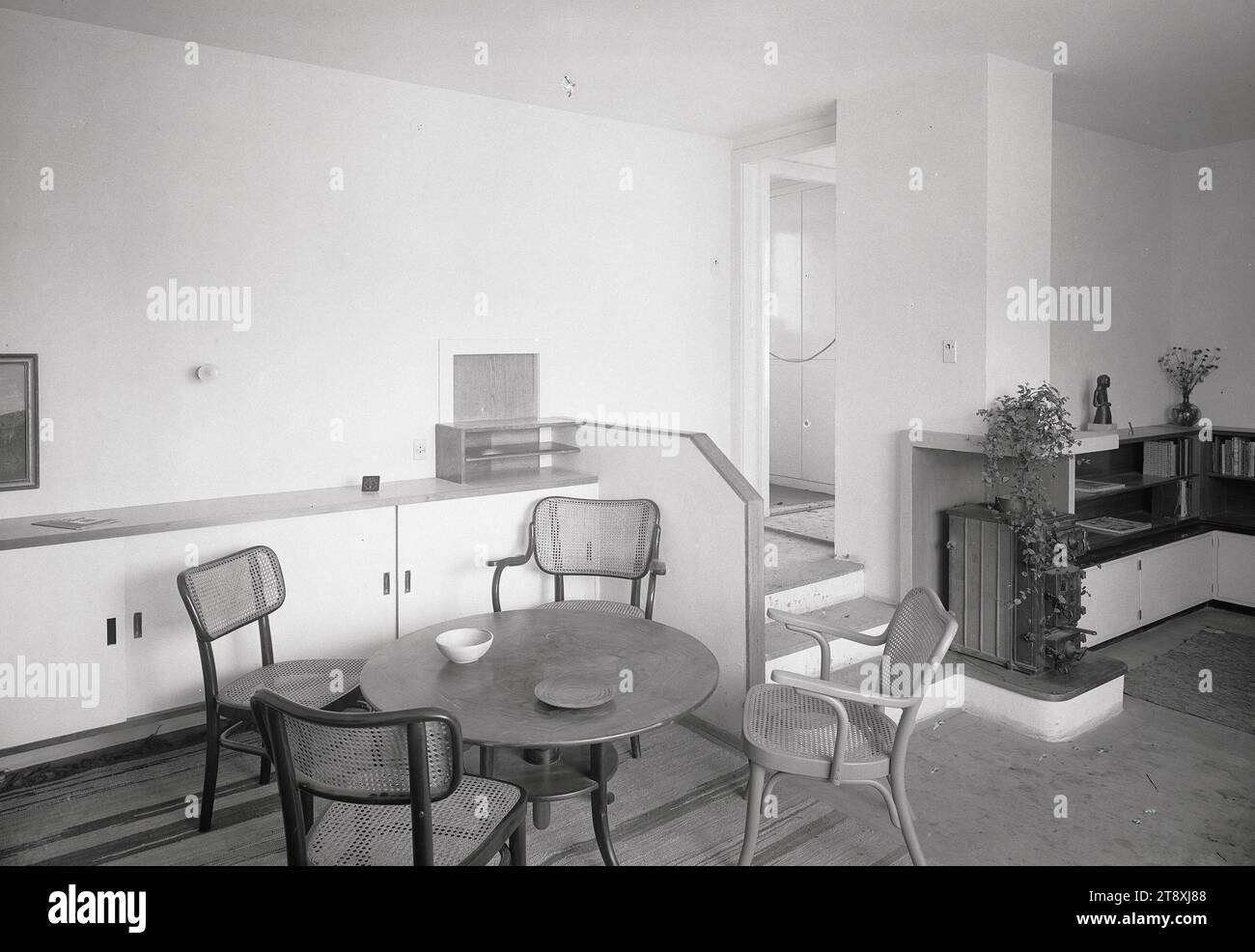 Werkbundsiedlung, house 46 (13th, Woinovichgasse 7), living room ...