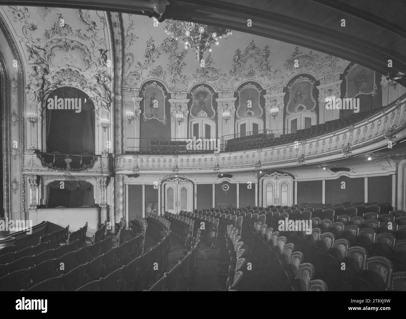 Kaiser-Franz-Joseph Theater in Berndorf, auditorium, Martin Gerlach jun ...