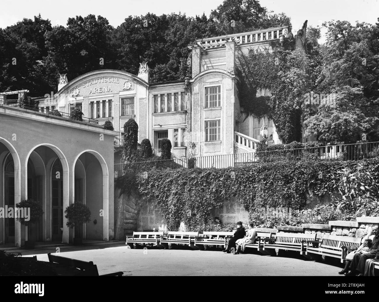 Summer arena in Baden bei Wien, Martin Gerlach jun. (1879-1944 ...