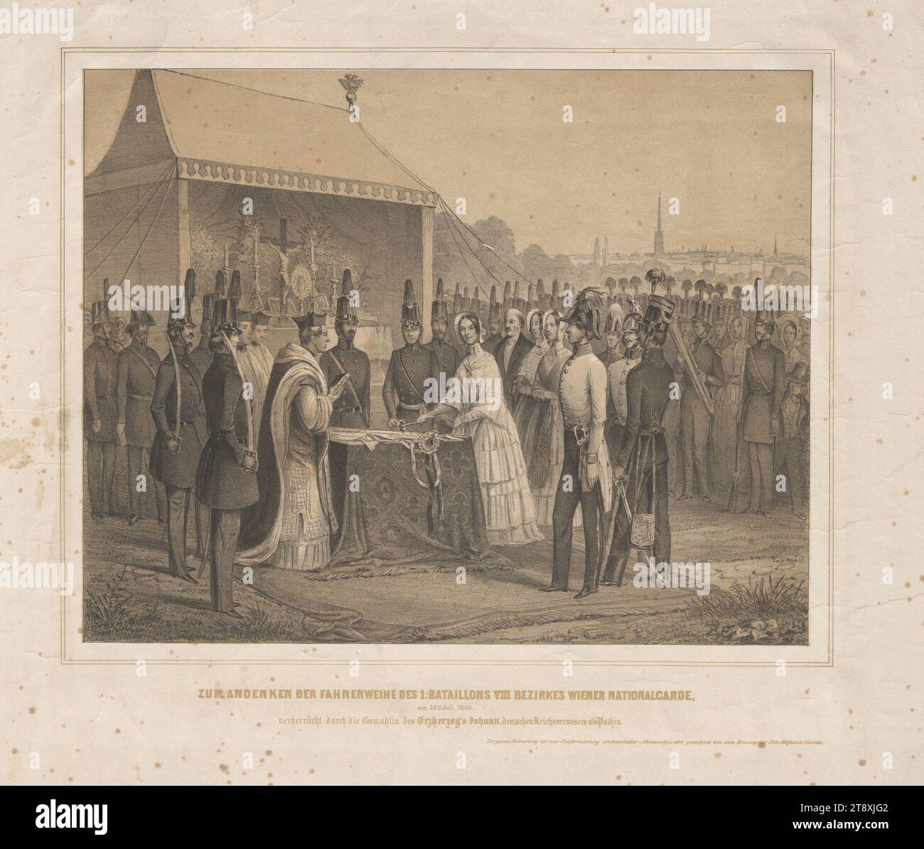 TO REMEMBER THE FAHNENWEIHE DES 1: BATAILLONS VIII BEZIRKES WIENER ...
