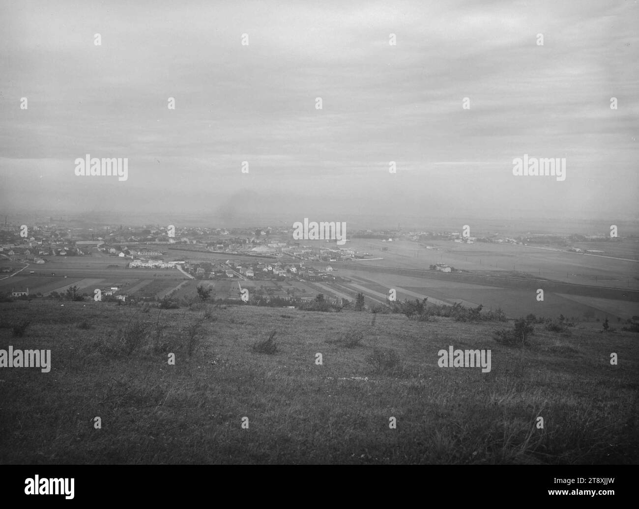 Panoramic view from Eichkogel, Martin Gerlach jun. (1879-1944 ...