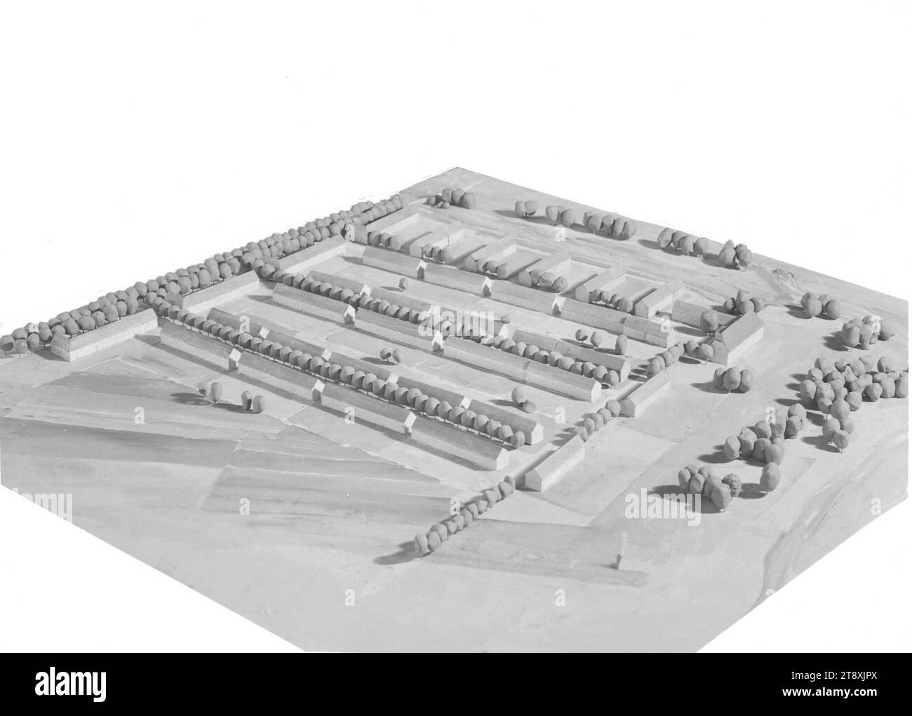 Model of a planned settlement in Lower Austria, Martin Gerlach jun ...