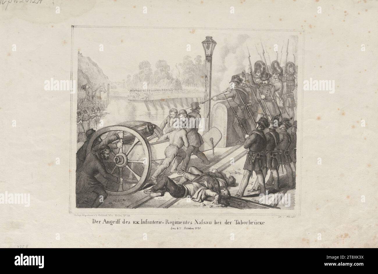 Infanterie regiment nassau bei der taborbrucke hi-res stock photography ...