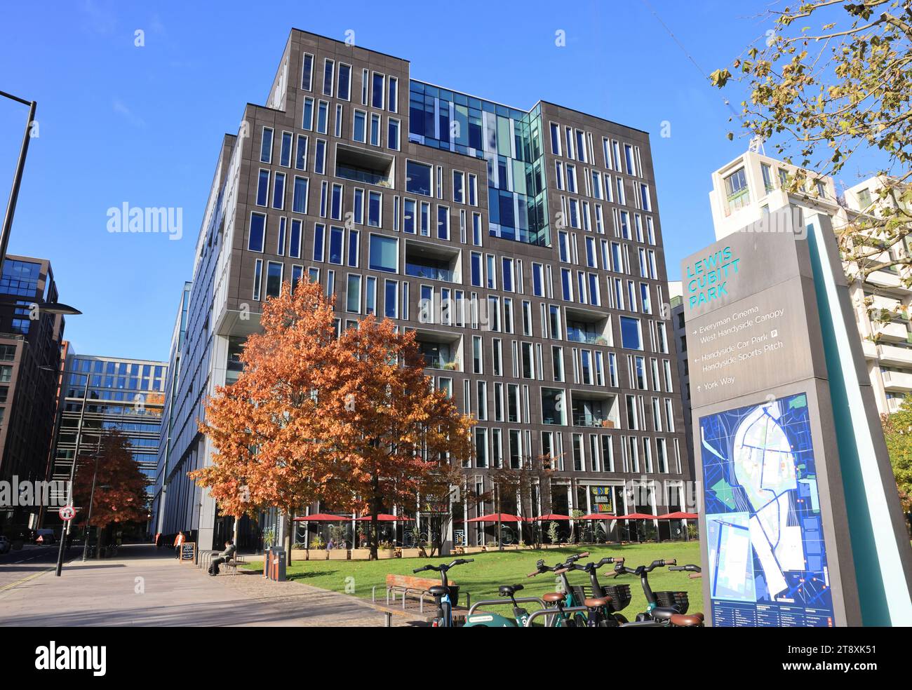 New flagship HQ building of Google DeepMind, owned by Alphabet, the AI ...