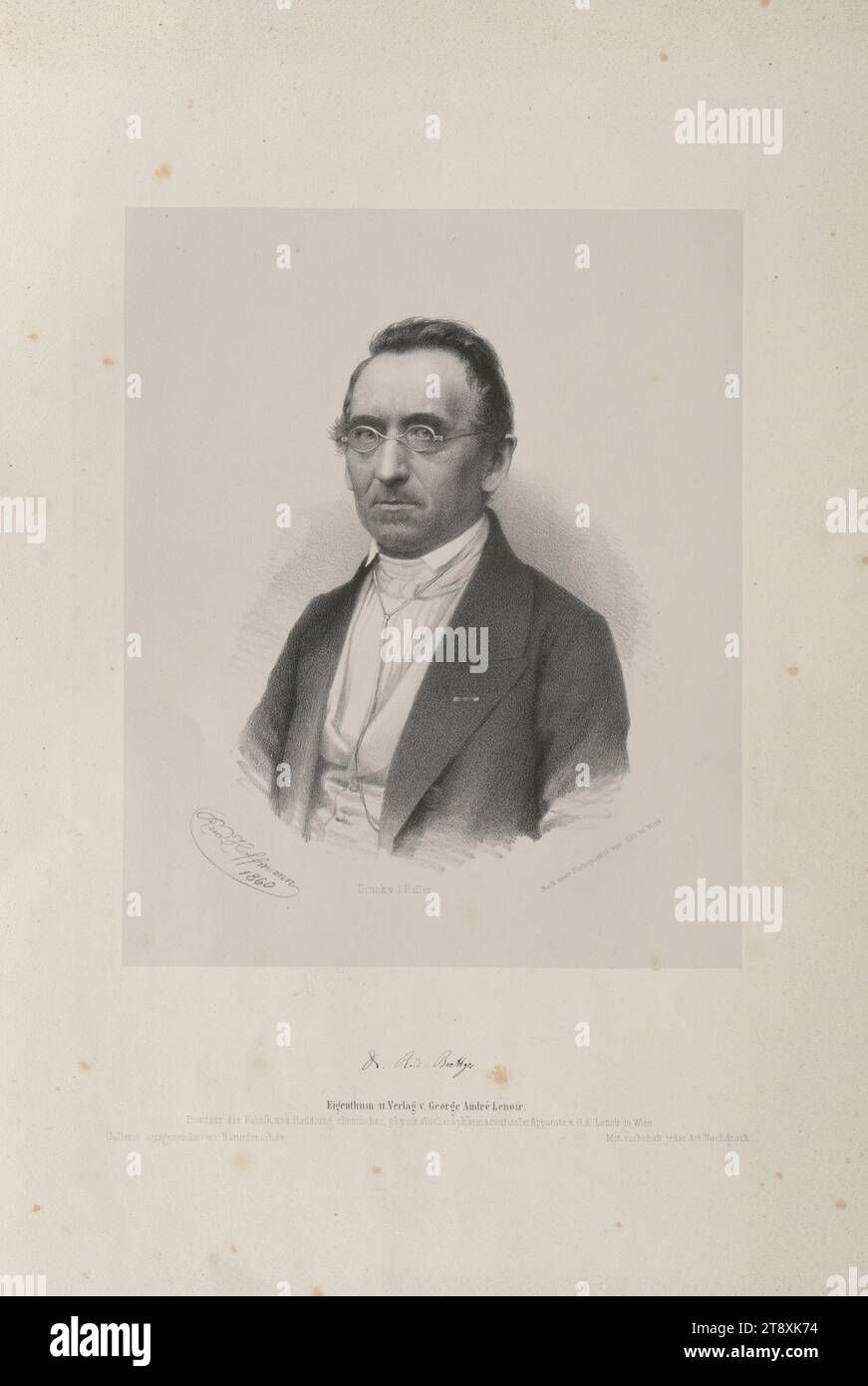 Dr. Rud. Boettger', Rudolf Hoffmann, lithographer, Joh. Haller, printer ...