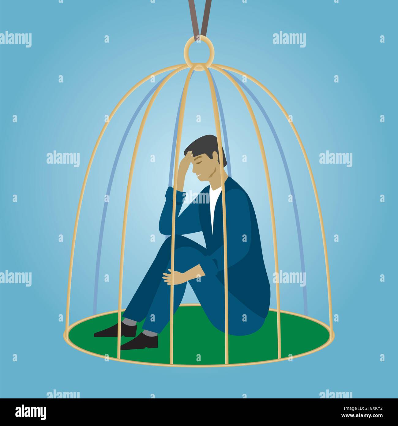 No man in square Stock Vector Images - Alamy