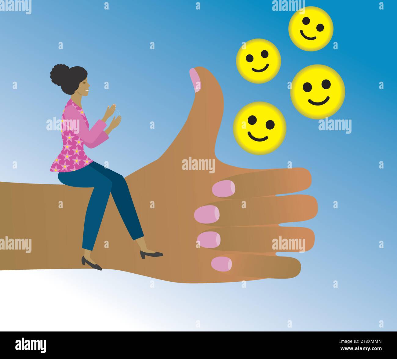 Clapping hands emoji hi-res stock photography and images - Alamy