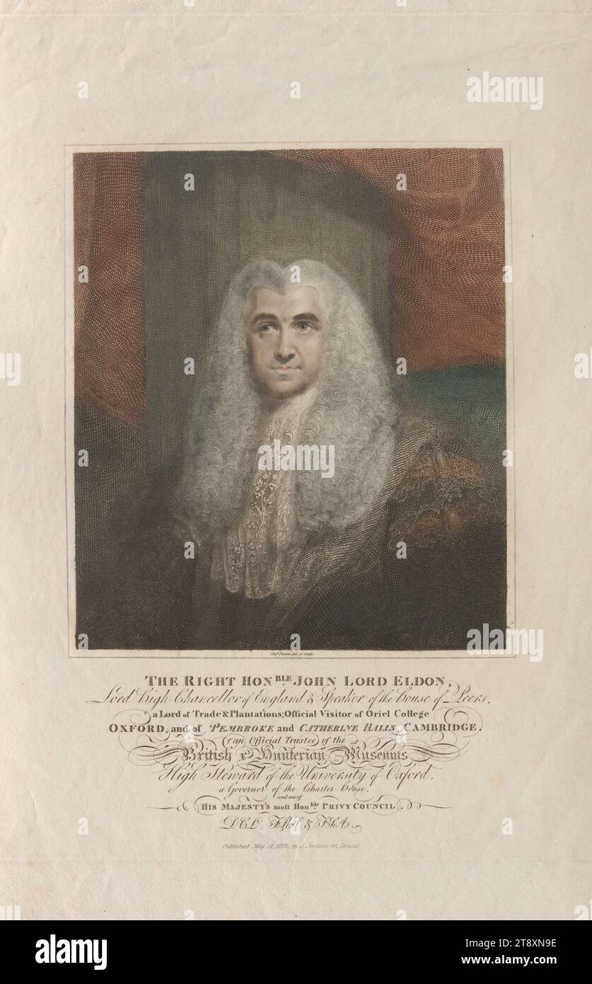 THE RIGHT HONBLE. JOHN LORD ELDON, Lord High Chacellor of England ...