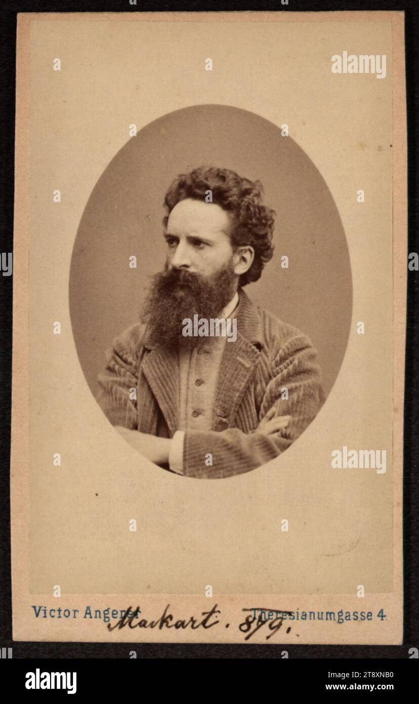 Hans Makart (1840-1884), painter, Victor [also: Viktor] Angerer (1839 ...