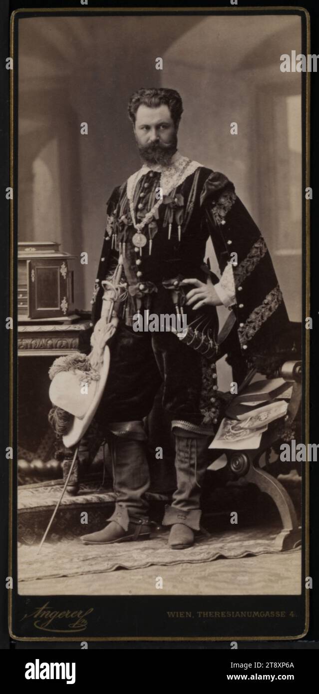 Julius Ritter von Blaas, painter in costume for the 1879 Makartfest ...