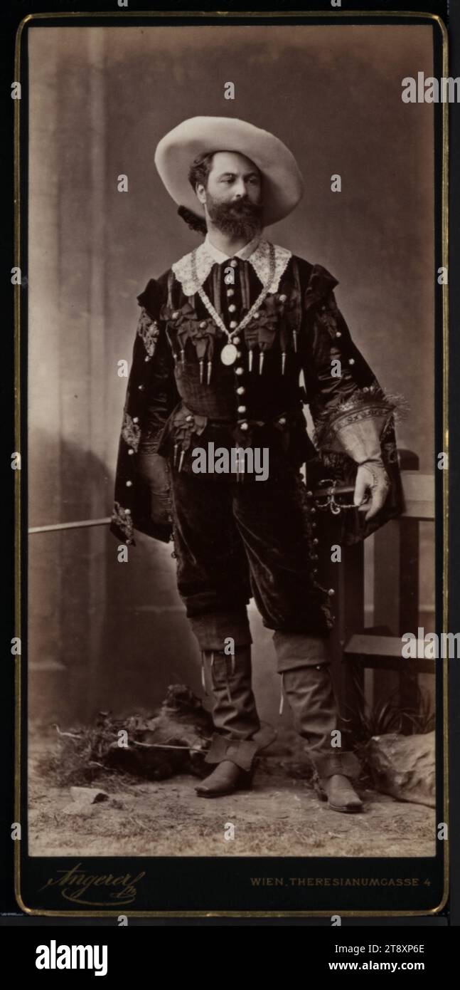 Julius Ritter von Blaas, painter in costume for the 1879 Makartfest procession, Victor [also ...