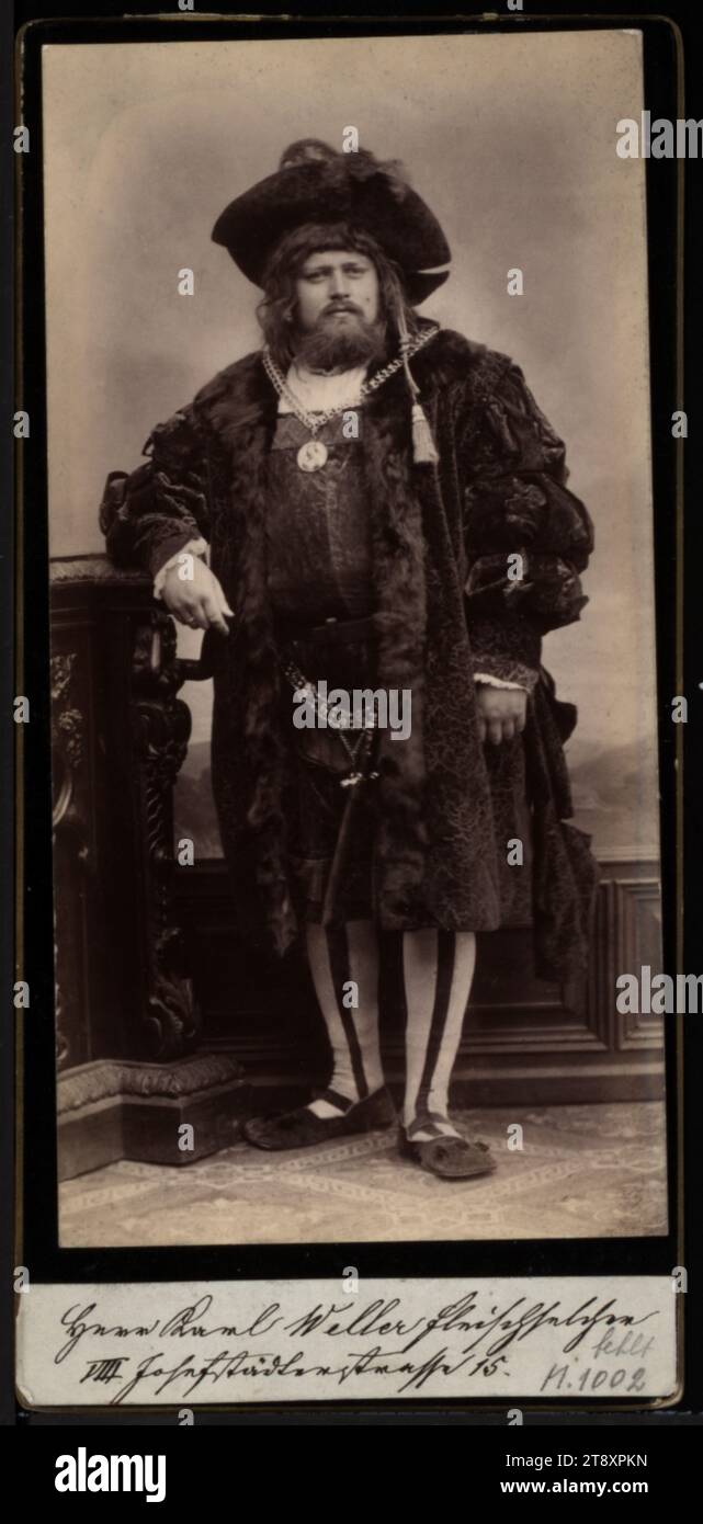 Karl Weller, Fleischselcher beim Makartfestzug 1879, Carl (Karl ...