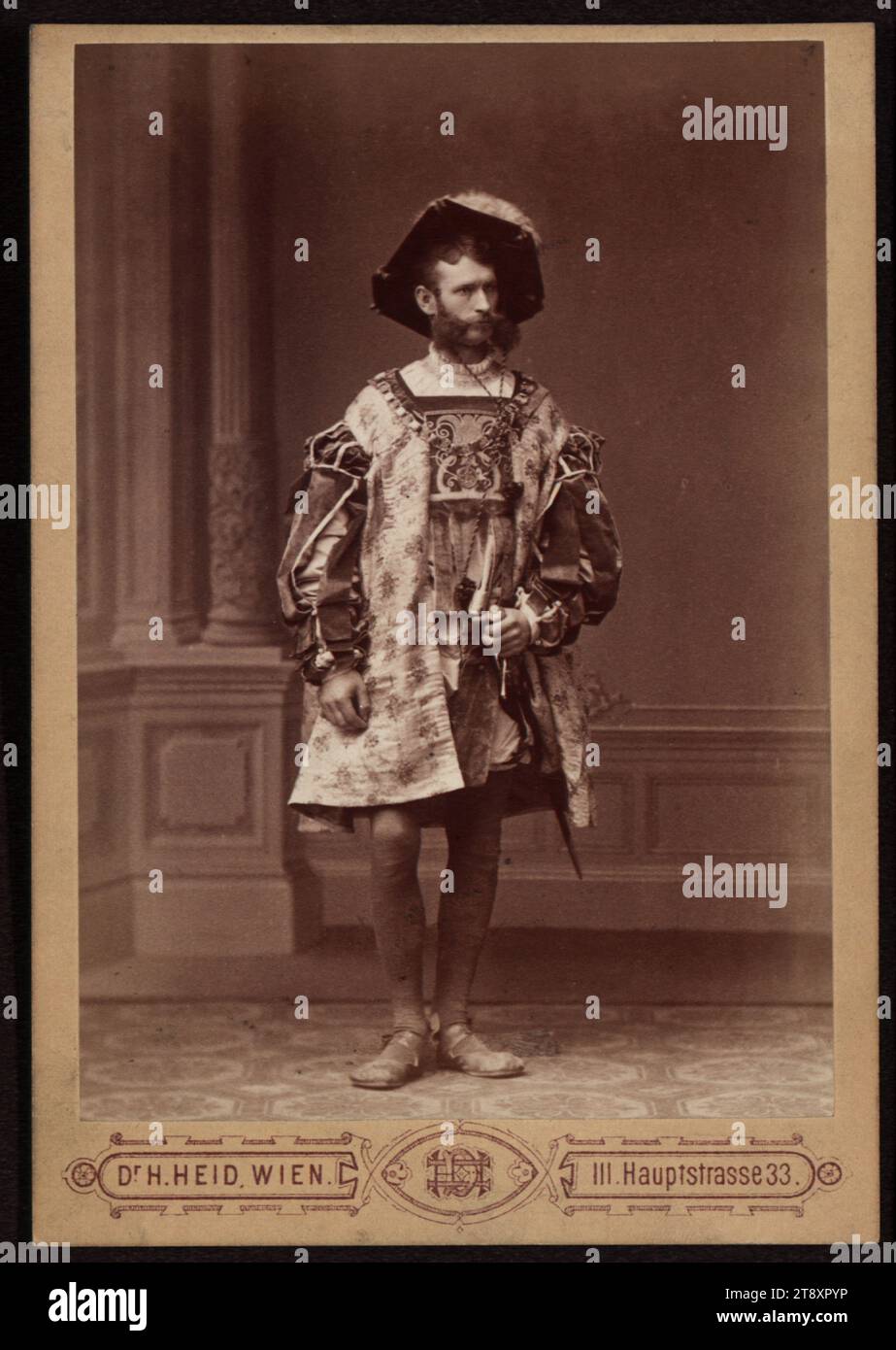 Ludwig Setzer, tanner at the Makartfest procession 1879, Hermann Heid ...