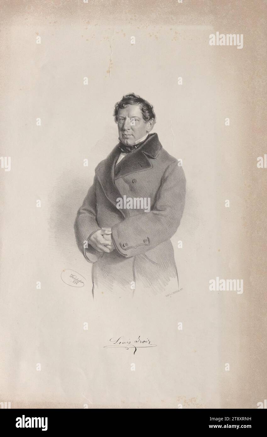 Louis Grois', Josef Kriehuber (1800-1876), lithographer, J. Höfelich's ...