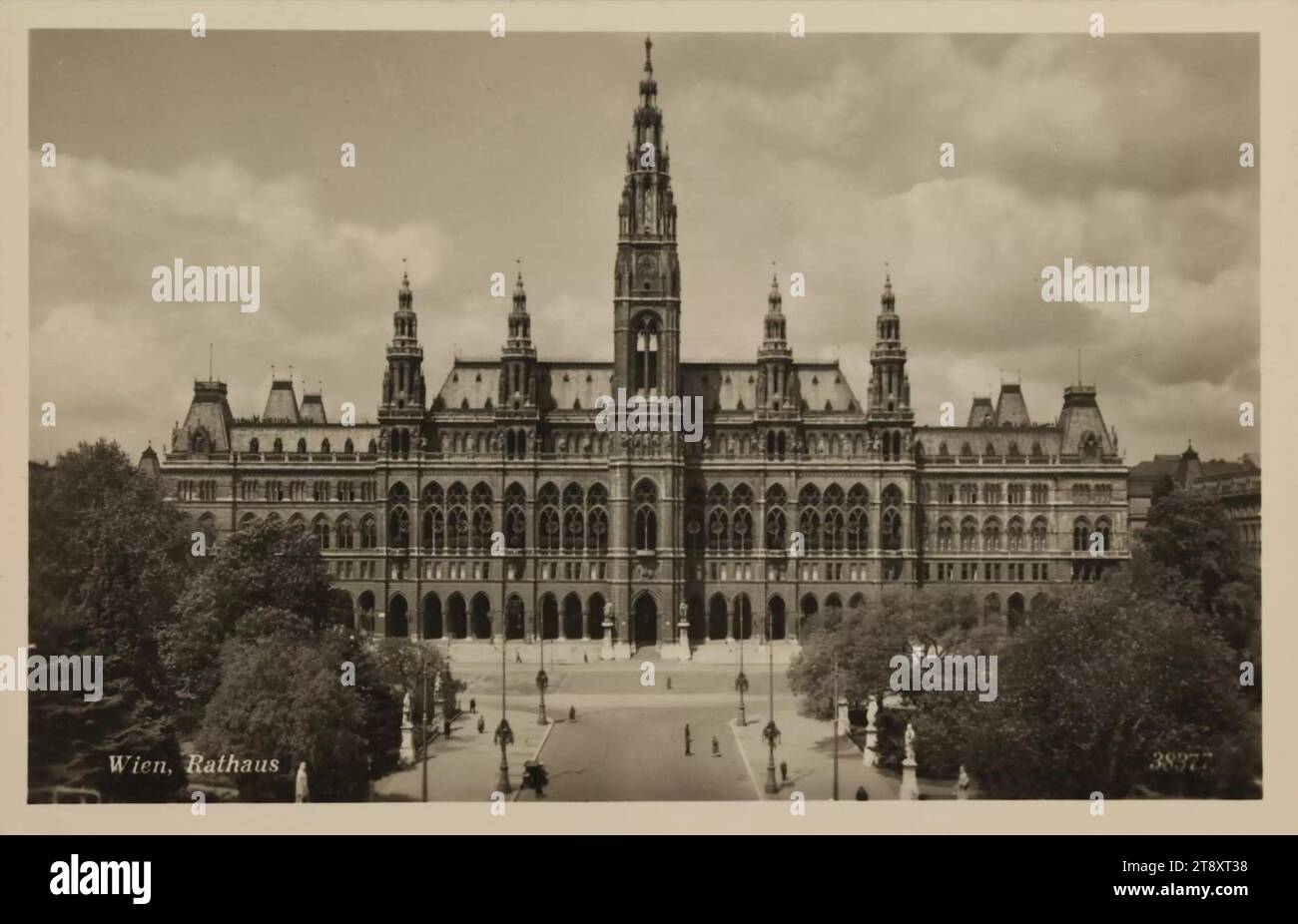 Vienna, City Hall, Unknown, 1938-1945, cardboard, silver gelatin paper ...