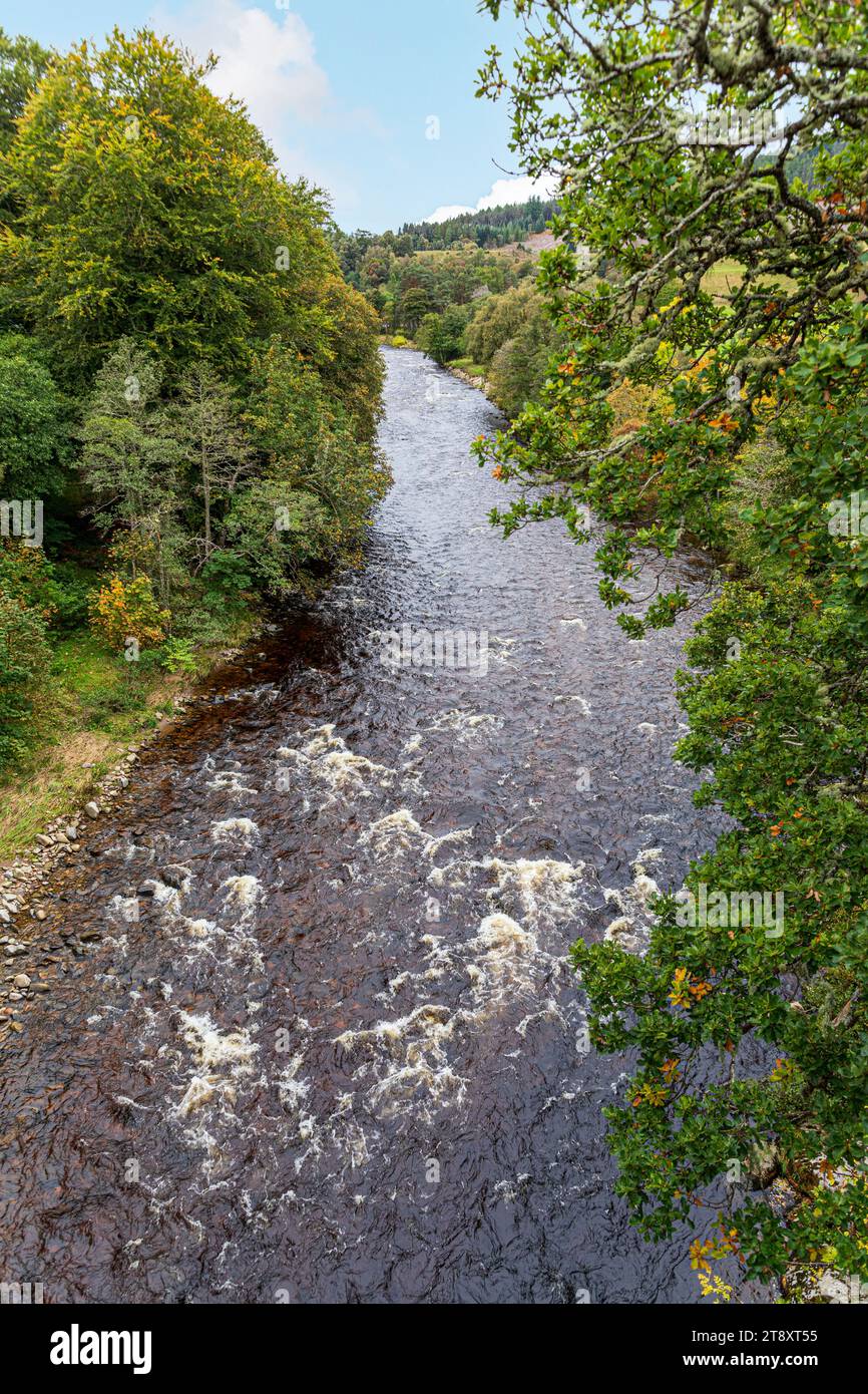 The River Avon at Bridge of Avon, Speyside, Moray, Scotland UK Stock ...