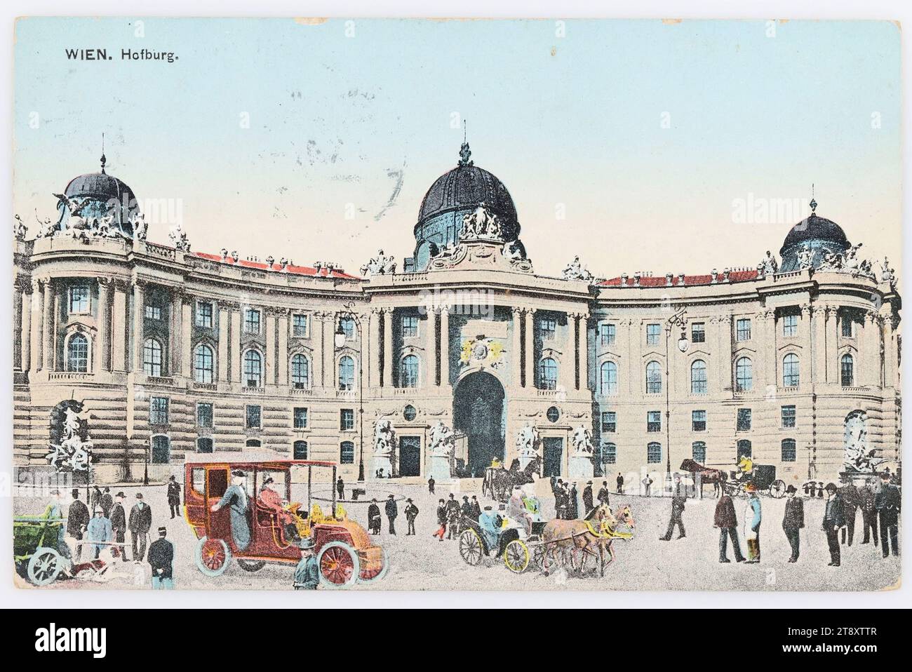 VIENNA, Hofburg, Deutsch's Postkartenverlag, Producer, 1907, coated ...