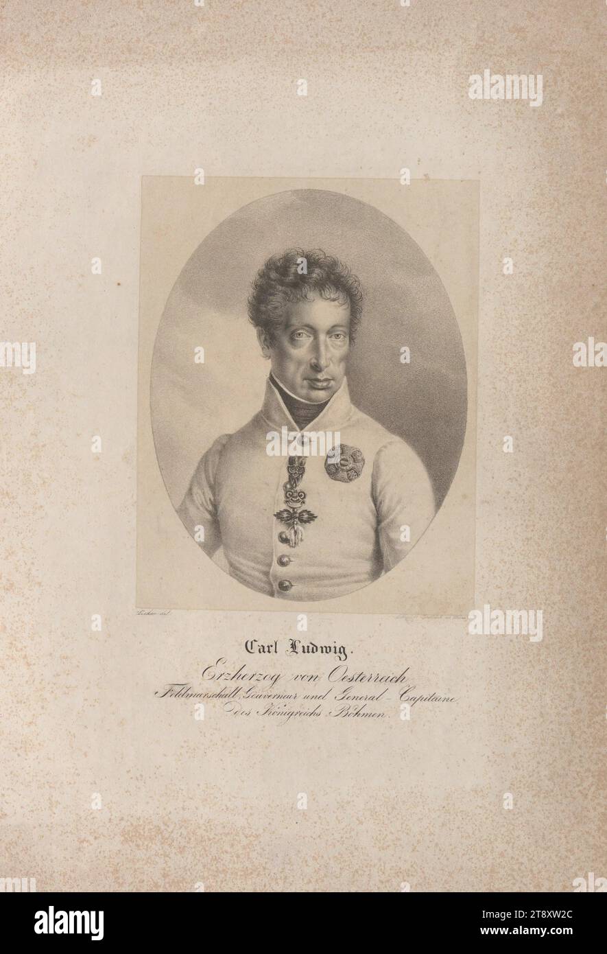 Carl Ludwig. Archduke of Austria; Field Marshal, Governor and Captain ...