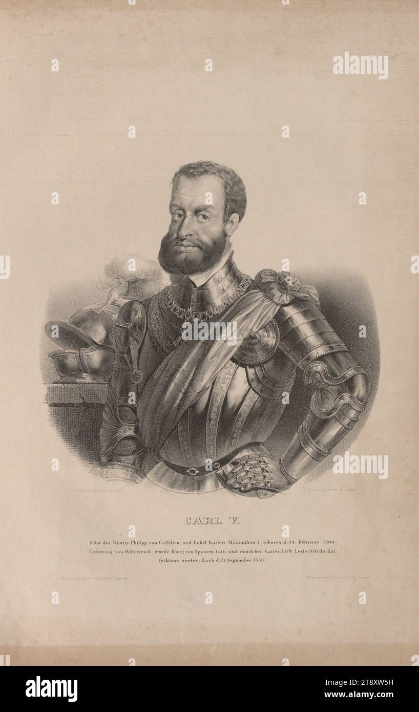 CARL V. son of King Philip of Castile and grandson of Emperor ...