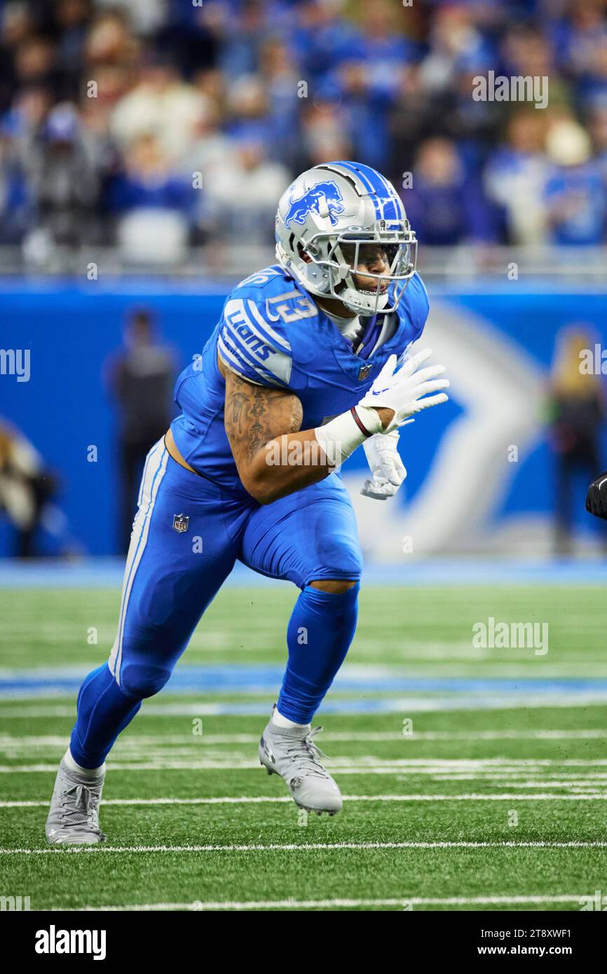 Detroit Lions running back Craig Reynolds (13) runs a route against the ...