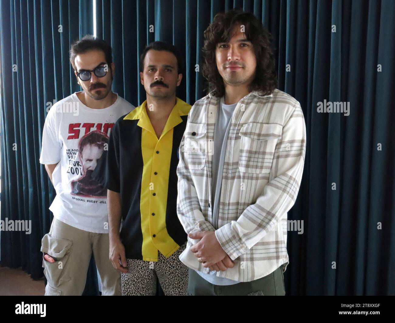 Members of the Mexican band Midnight Generation; Samuel Marquez, from ...