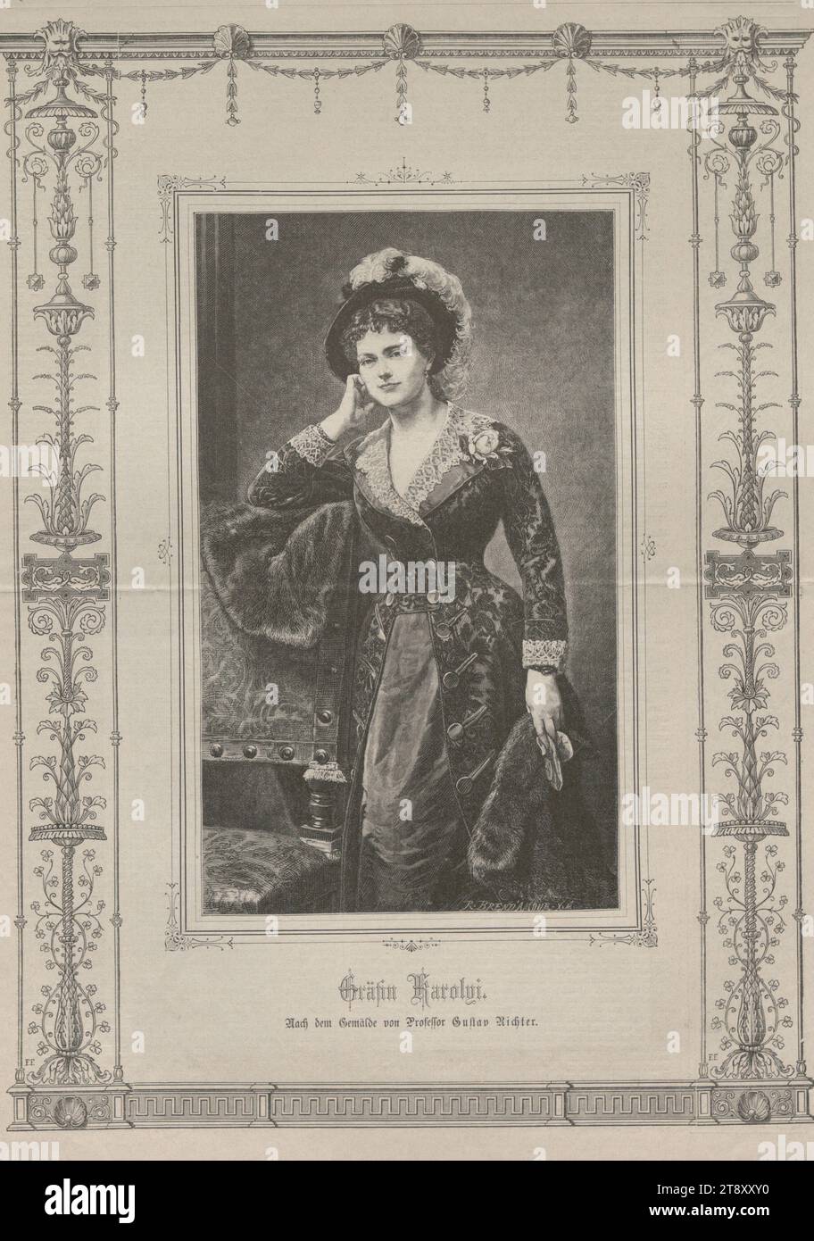 Countess Karolyi.', Richard Brend'amour (1831-1915), xylographer, 1879 ...