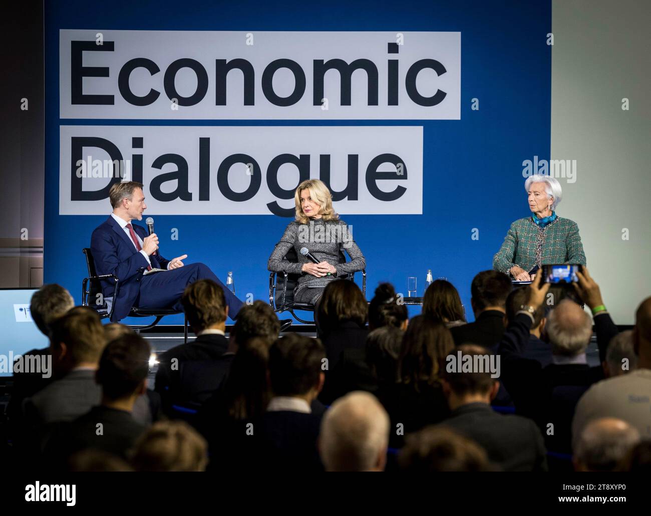 Berlin, Deutschland. 21st Nov, 2023. Economic Dialogue in the Federal ...