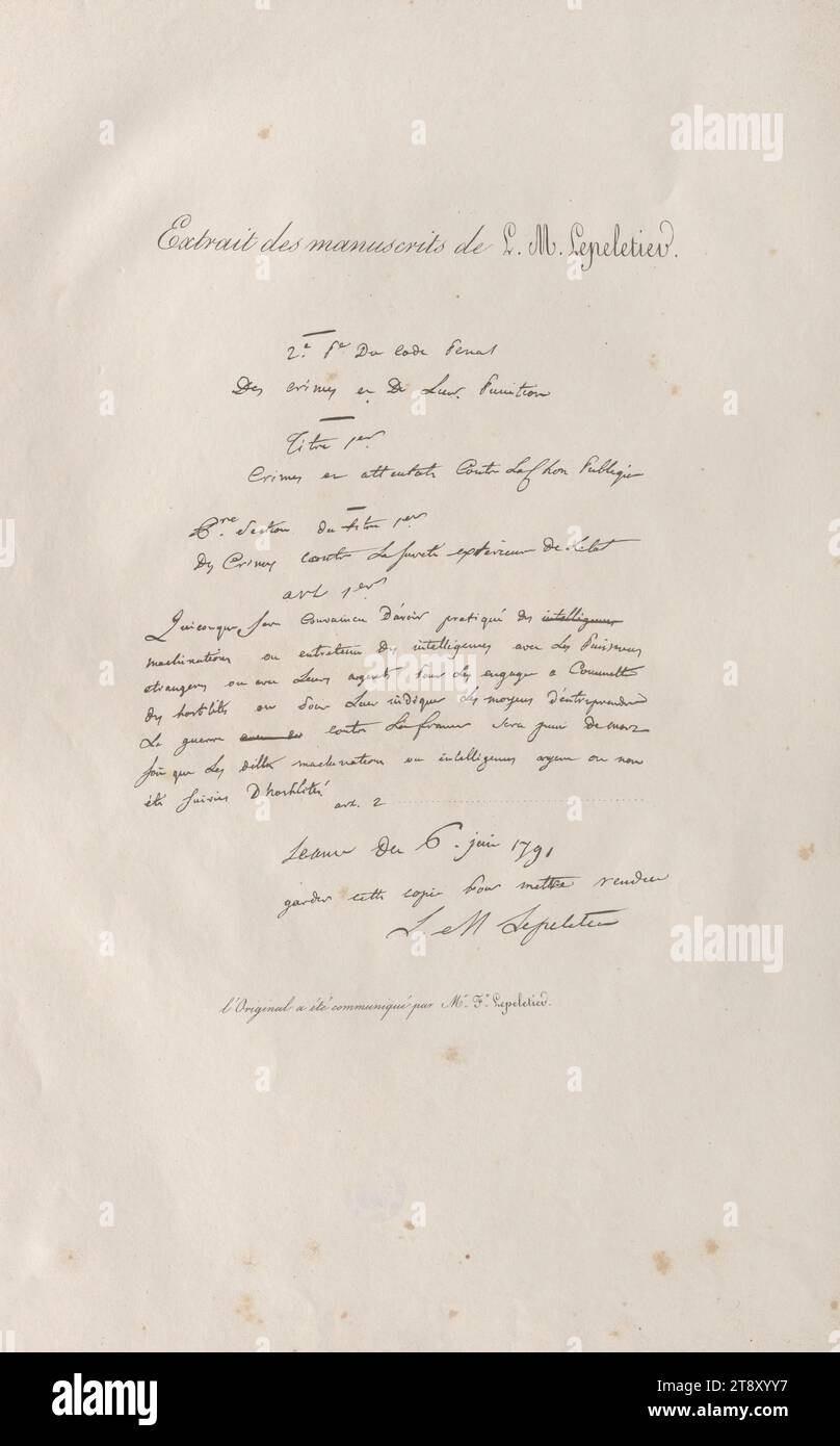 Collection de manuscrits hi-res stock photography and images - Alamy