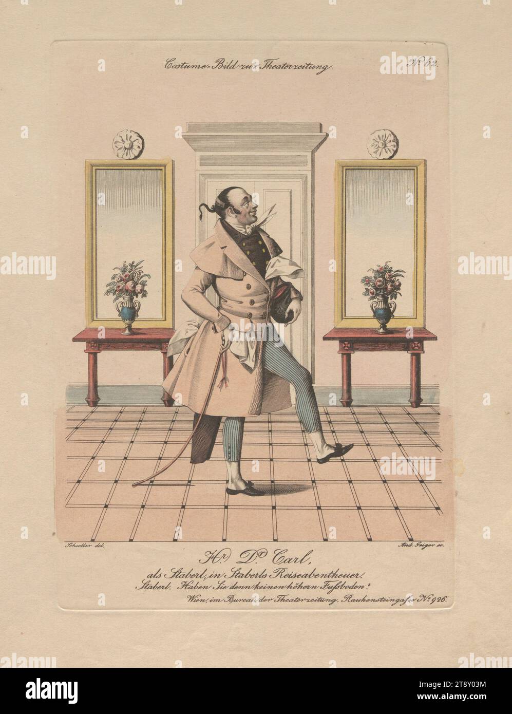 Dr. Carl as Staberl in 'Staberls Reiseabentheuer' (costume picture No ...