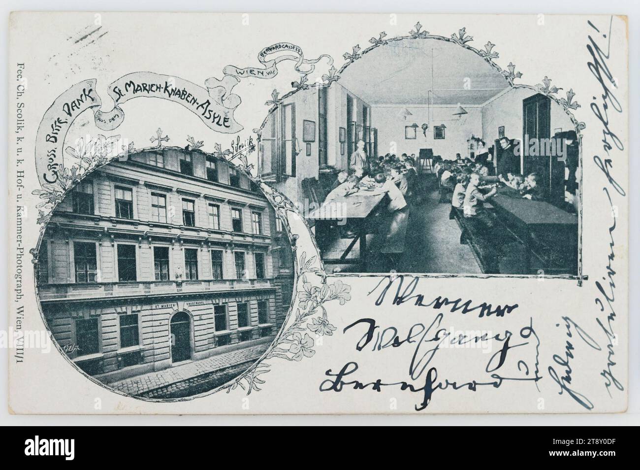 7th, Bernardgasse - St. Mary's Boys Asylums, picture postcards, Charles ...