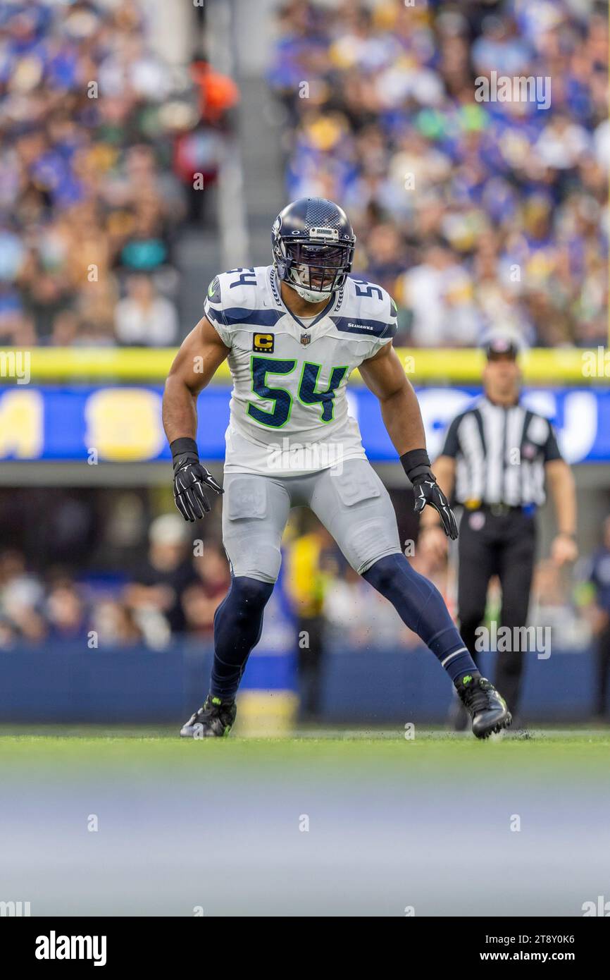 Seattle Seahawks linebacker Bobby Wagner (54) against the Los Angeles ...