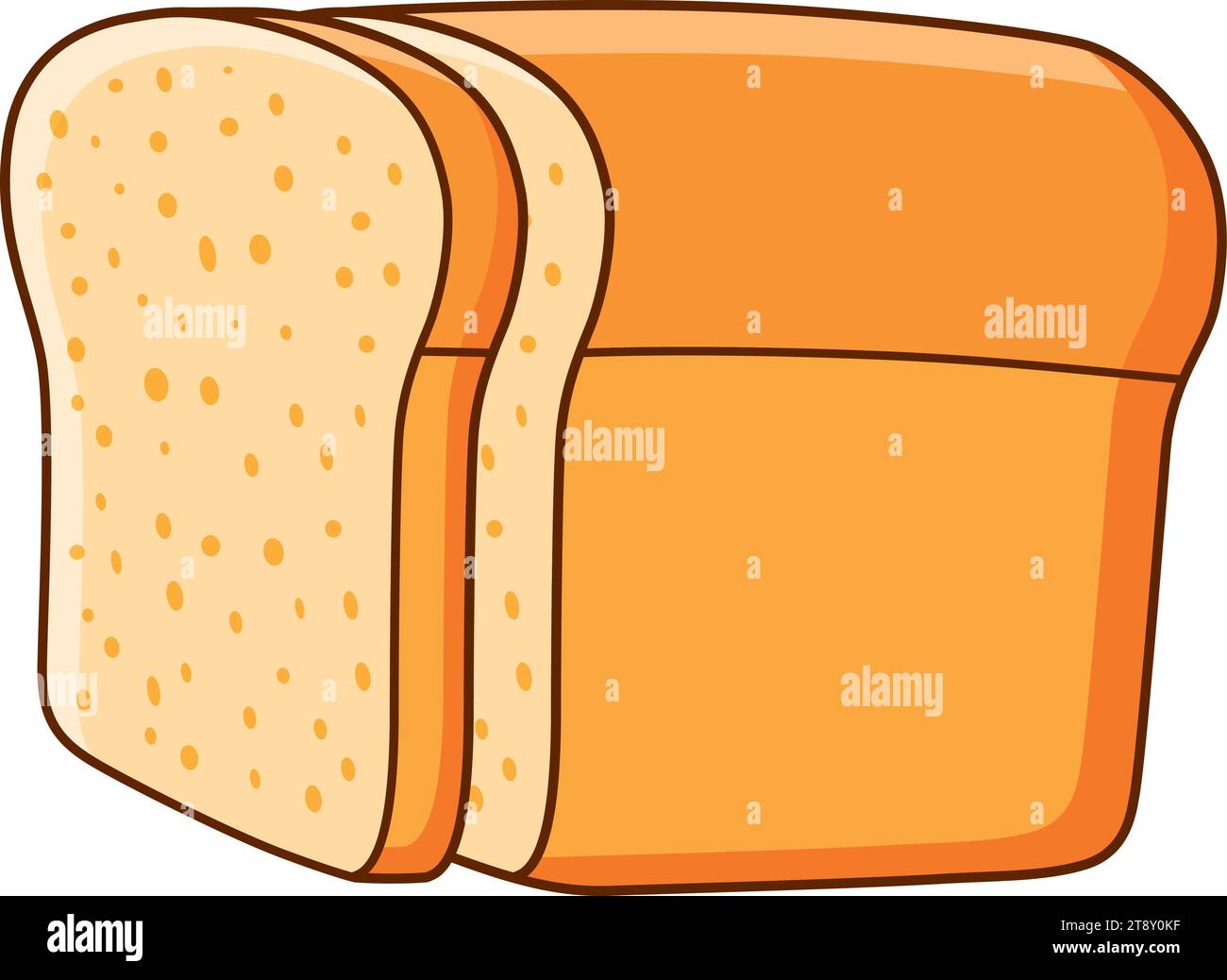 Half loaf Stock Vector Images - Alamy