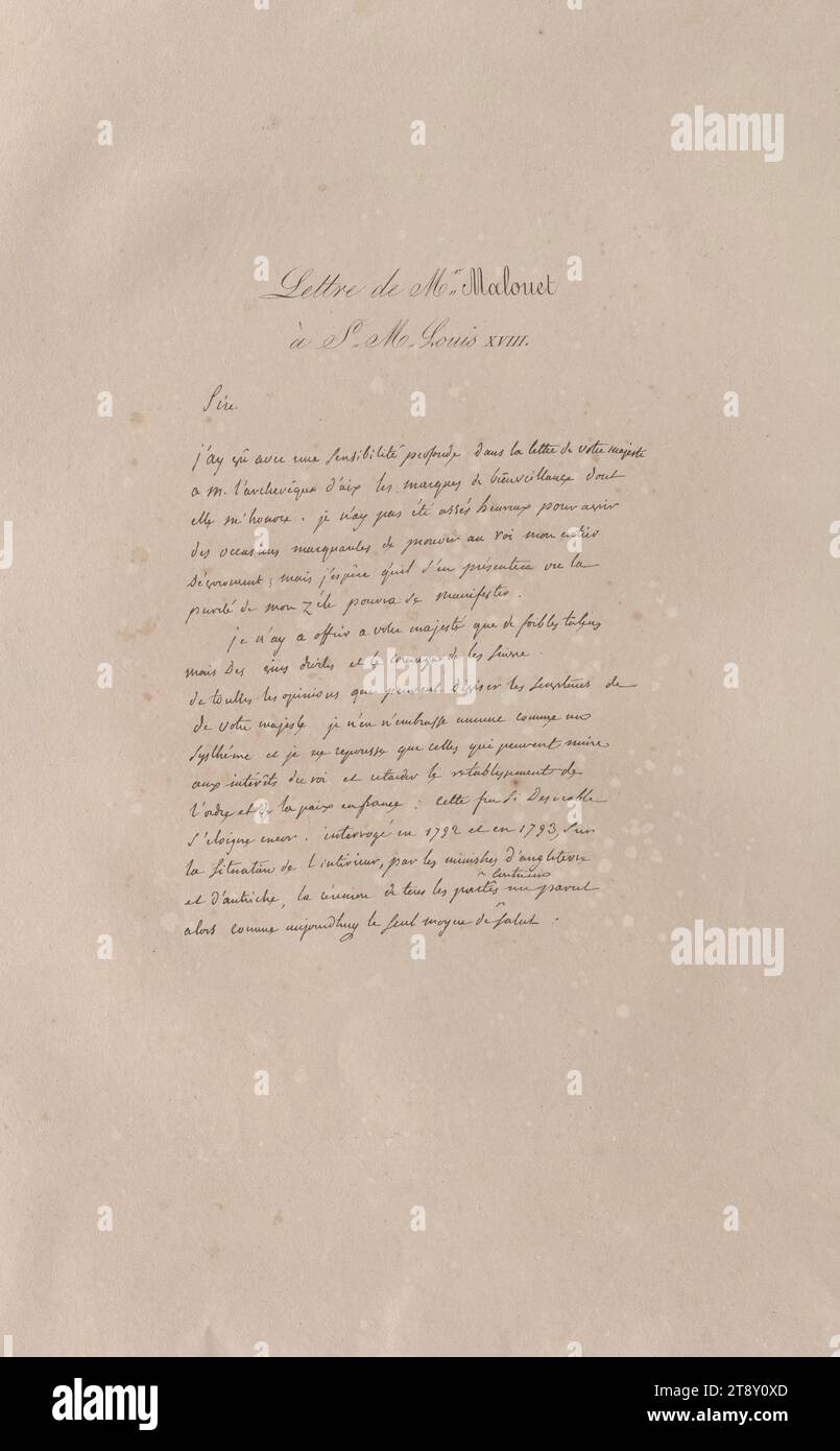 Lettre de mr hi-res stock photography and images - Alamy