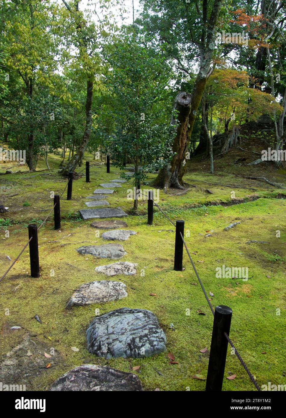 The famous World Heritage Buddhism and Zen temple, Ninnaji in Kyoto ...