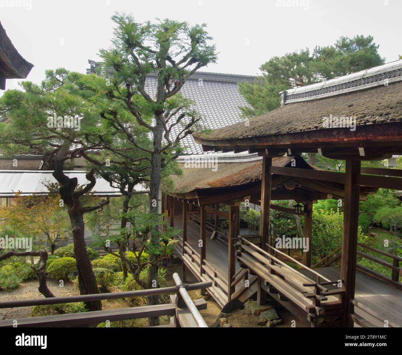 The famous World Heritage Buddhism and Zen temple, Ninnaji in Kyoto ...