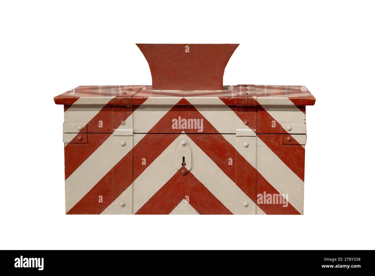 Polish mailbox isolated on white background Stock Photo - Alamy