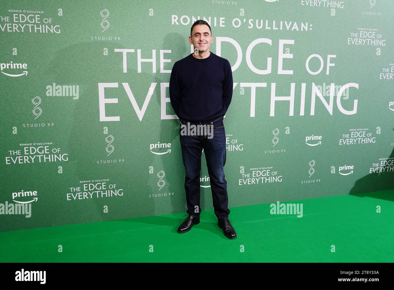 Ronnie O'Sullivan attending the premiere of Ronnie O'Sullivan: The Edge ...