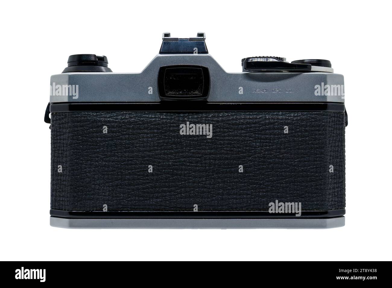 Asahi Pentax K-1000 film camera, back view. Isolated on white ...