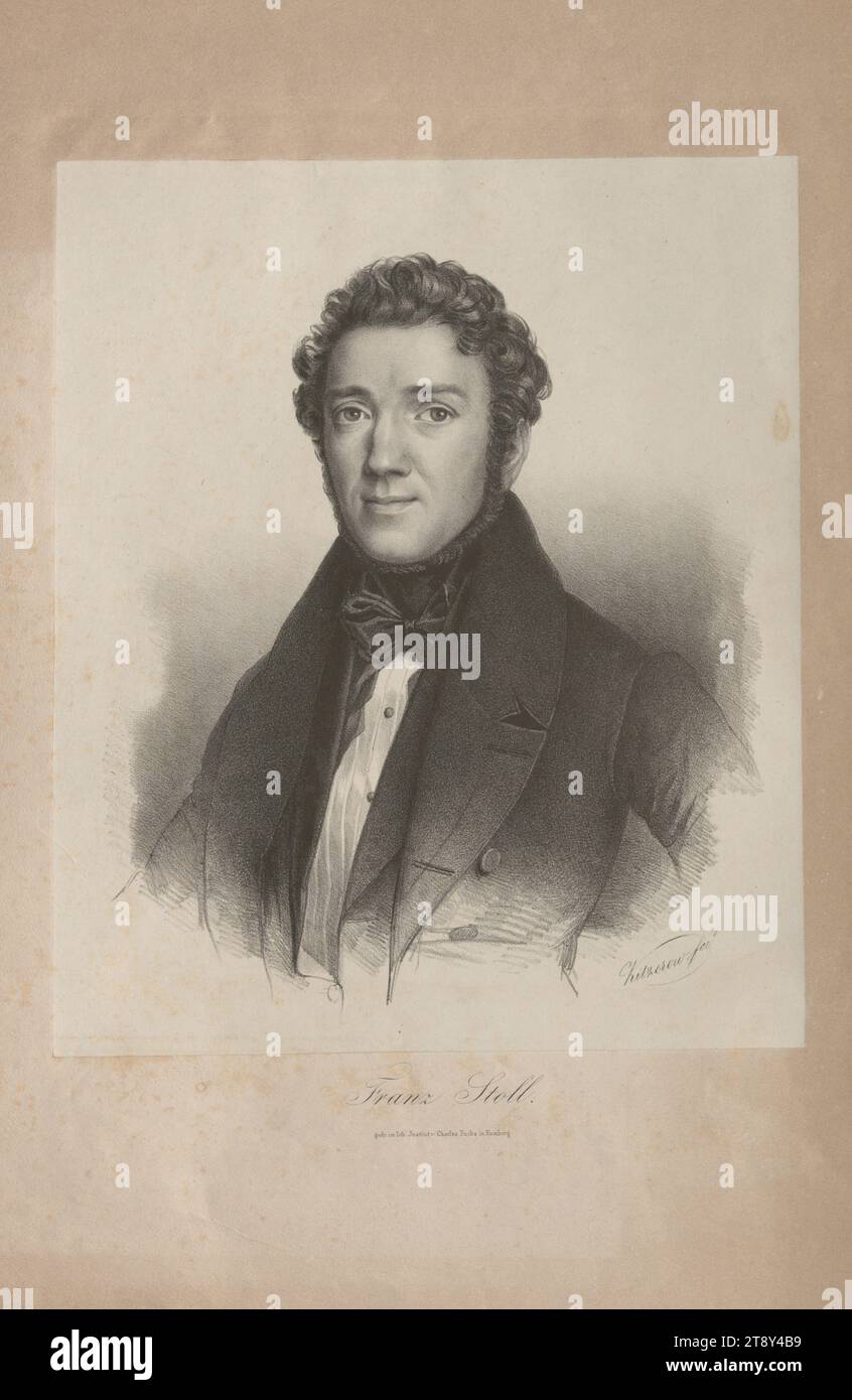 Franz Stoll, Carl Heinrich Kitzerow (1799-1874), lithographer, Date ...