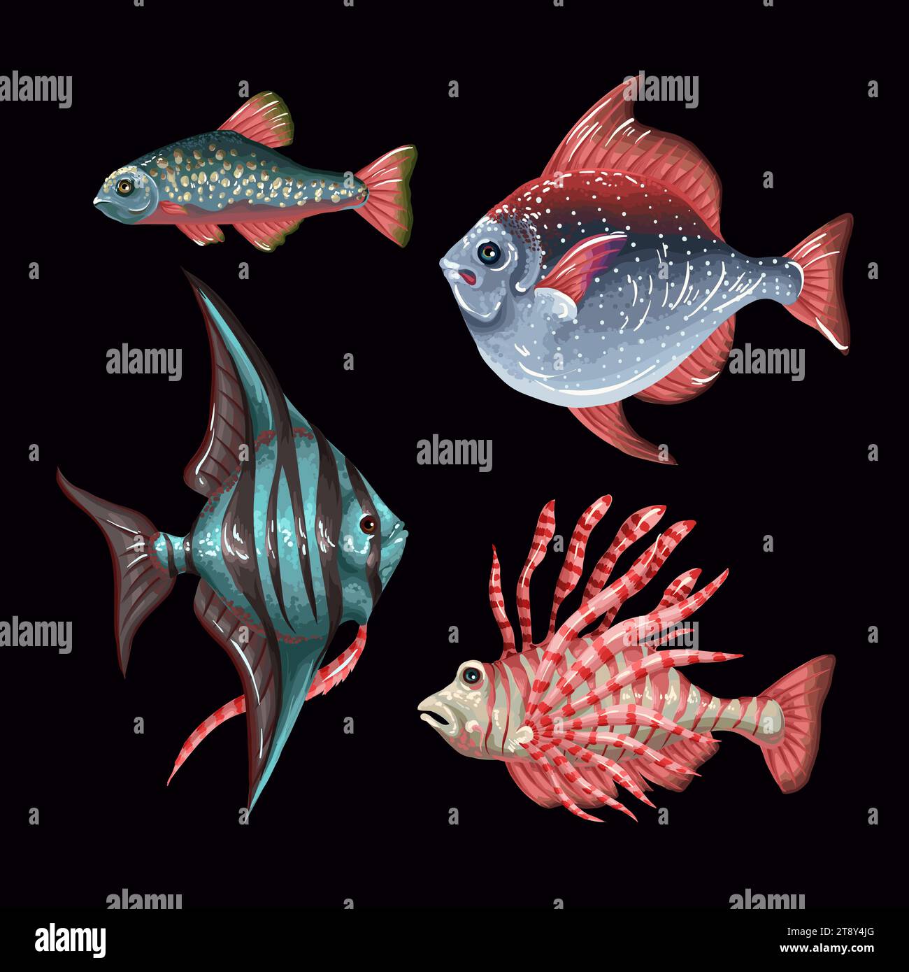 Coral closeup Stock Vector Images - Alamy