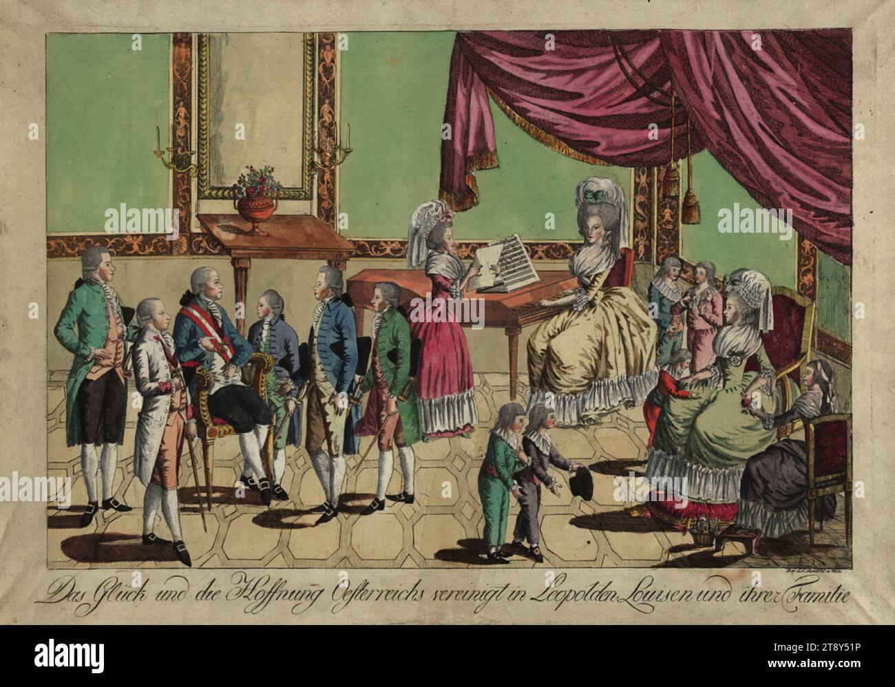 The happiness and hope of Austria united in Leopold, Louise and their ...