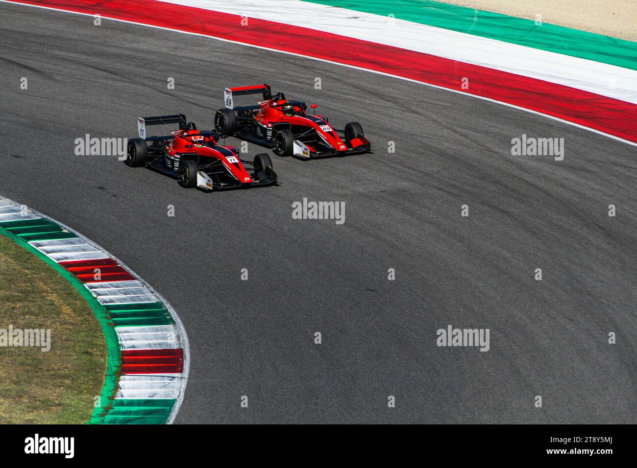 Photo taken at the Mugello circuit during a race session of the Formula ...